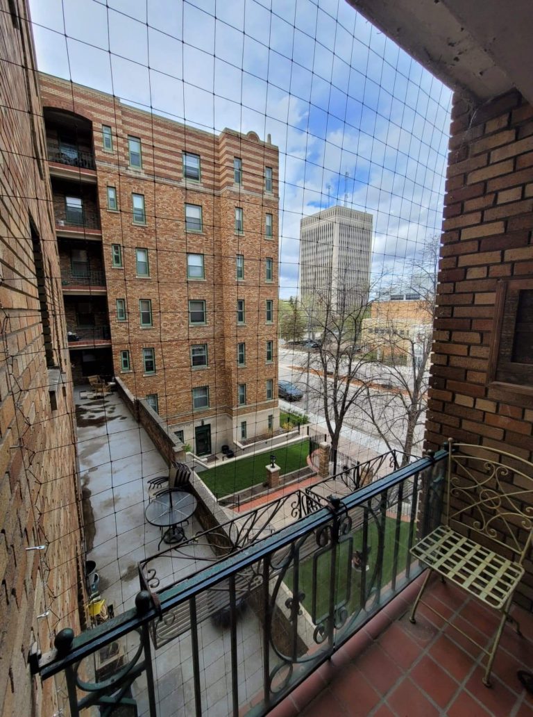Balcony Bird Netting | Pigeon & Bird Netting Installation for ...